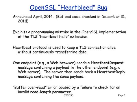 heartbleed bug rsa analysis rsa performance ppt download