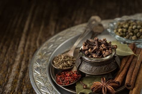 Premium Photo Still Life Composition With Different Types Of Spices