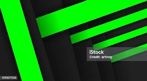 회색과 녹색 색상의 조합이 있는 누적 된 사각형이있는 추상 벡터 배경 디자인 0명에 대한 스톡 벡터 아트 및 기타 이미지 0명 3차원 형태 검은색 Istock