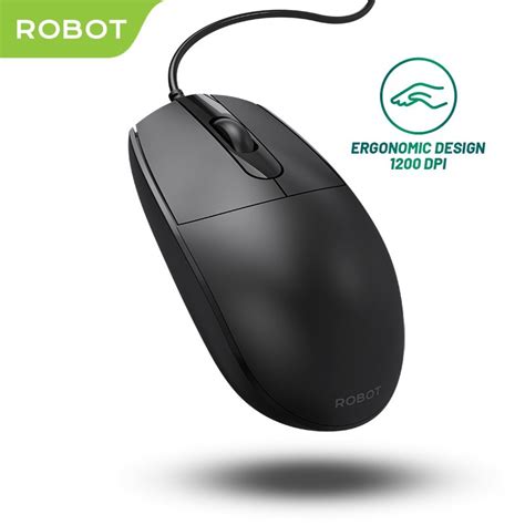 Jual Robot M102 Mouse Usb Kabel 1200dpi Shopee Indonesia