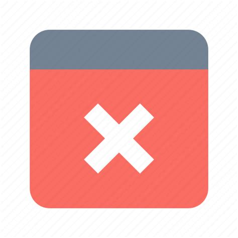 Application Close Crash Icon