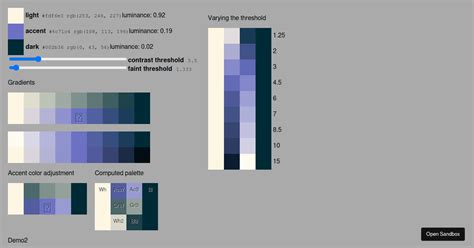Color Contrast Calculator Codesandbox