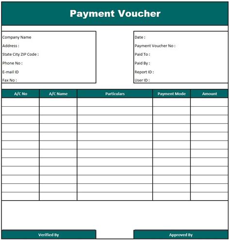 Here Is The Preview Of Payment Voucher Format In Excel Payment Voucher Format In Excel Read