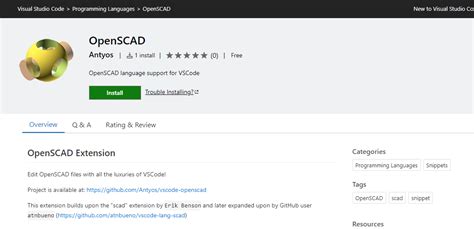 Vs Code Openscad Extension Antyos
