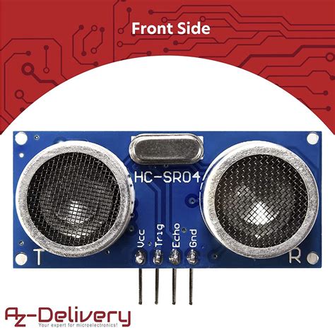 Azdelivery Hc Sr04 Ultrasone Module Rangefinder Sensor Compatibel Met Arduino En