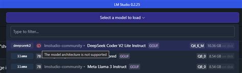 lmstudio-community/DeepSeek-Coder-V2-Lite-Instruct-GGUF · "llama.cpp error: 'error loading model ...