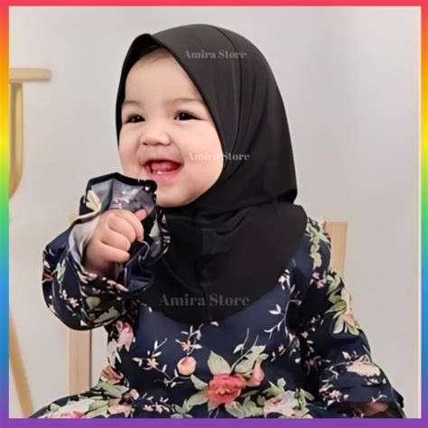 Jual G-MOOI Hijab bayi newborn 0 6 12 bulan 1 tahun MAURIN PET Kerudung ...