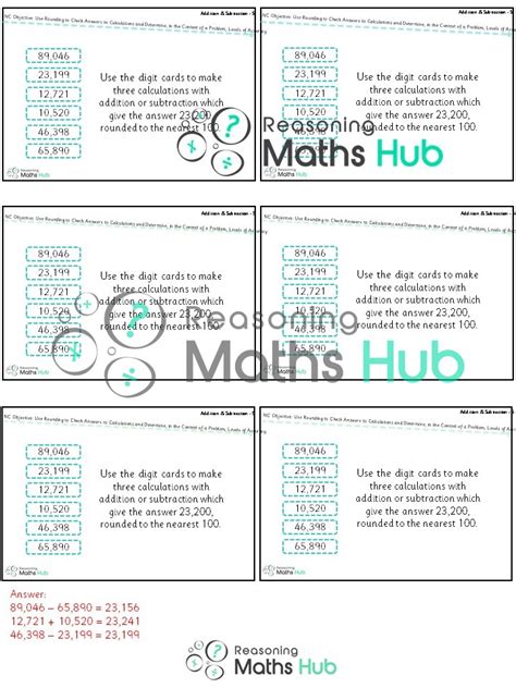 use rounding to check answers to calculations master the curriculum