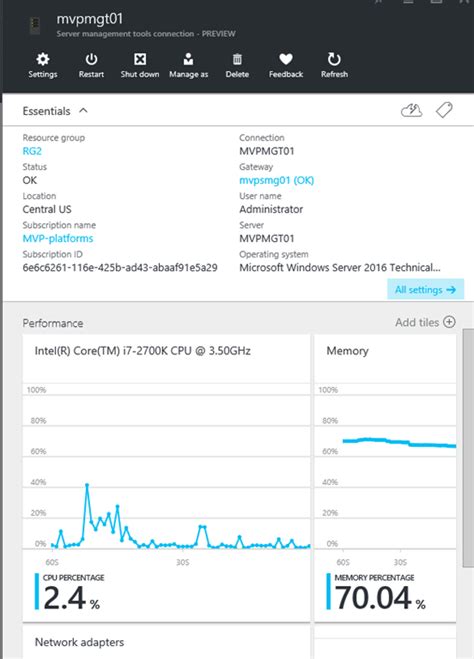 azure server management tools offers a set of web gui tools to manage