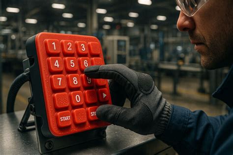 Silicone Keypad Used In Industrial Equipment Why Custom Design Matters