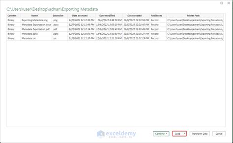 How To Export Metadata To Excel 3 Methods