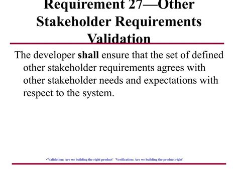 Ppt Requirements Validation Powerpoint Presentation Free Download Id 228186