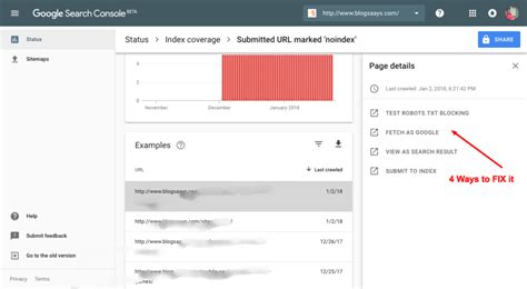 Fix Index Coverage Issues Detected In Google Search Console