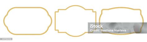 동양 스타일의 황금빛 반짝이는 프레임 컬렉션 고급 이슬람 장식 프레임 아라베스크 테두리 인도 장식 요소 모로코 모양 인사말 카드 디자인에 대 한 벡터 일러스트 레이 션 0