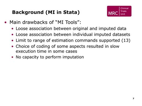 Ppt A New Architecture For Handling Multiply Imputed Data In Stata