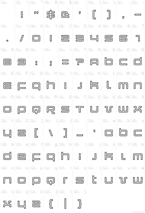 quark outline font