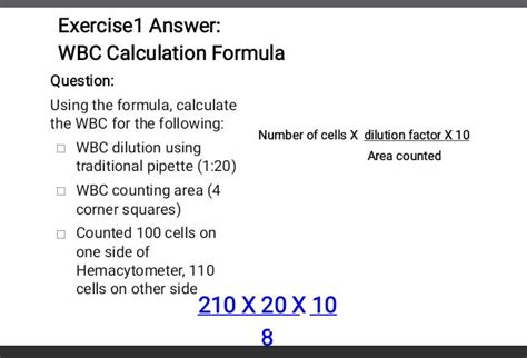 Exercise1 Answer Wbc Calculation Formula Studyx