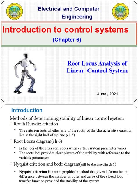 chapter 6 root locus analysis of control systems pdf applied