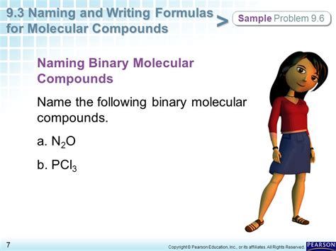 9 3 Naming And Writing Formulas For Molecular Compounds 1 Worksheets Library