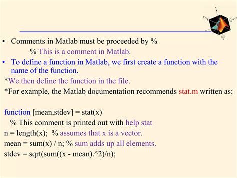 Matlab Tutorial Ppt Programming Languages Computing