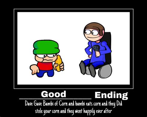 Good Ending Bambi Corn Stealer All Endings By Redmungusdeviants On