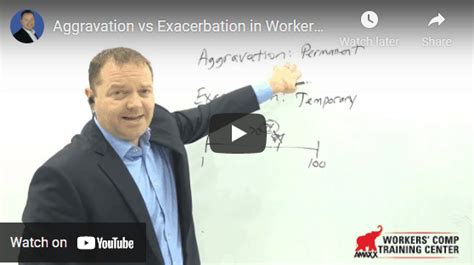 Aggravation Vs Exacerbation In Workers Compensation Amaxx Workers Comp Blog