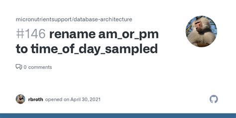 Rename Amorpm To Timeofdaysampled · Issue 146 · Micronutrientsupportdatabase Architecture