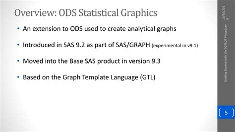 Ppt Getting Started With The Sgplot Procedure A Hands On Workshop About The Presenter