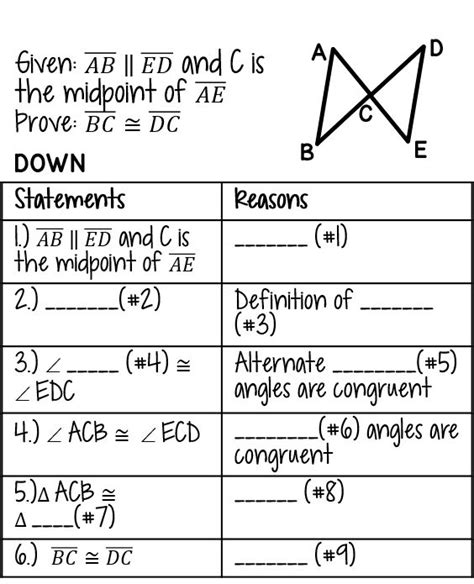 Geometry Proofs Geometry Worksheets Hs Geometry
