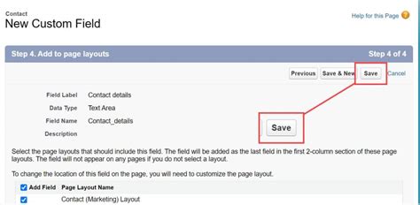 Salesforce Text Area Field