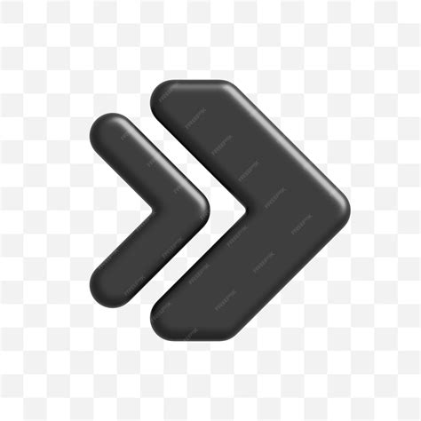 Premium Psd Chevron Arrow Pointer 3d