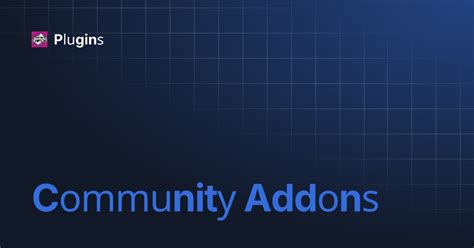 Community Addons Plugins