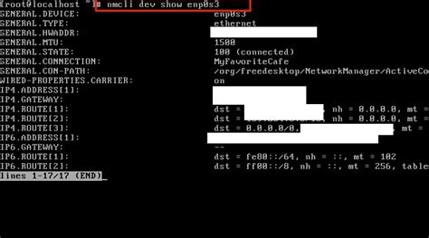 set up a static network connection in linux