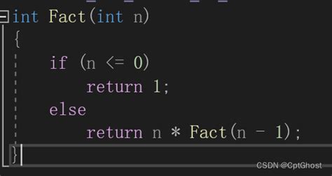 函数递归——n的阶乘递归求n的阶乘 Csdn博客