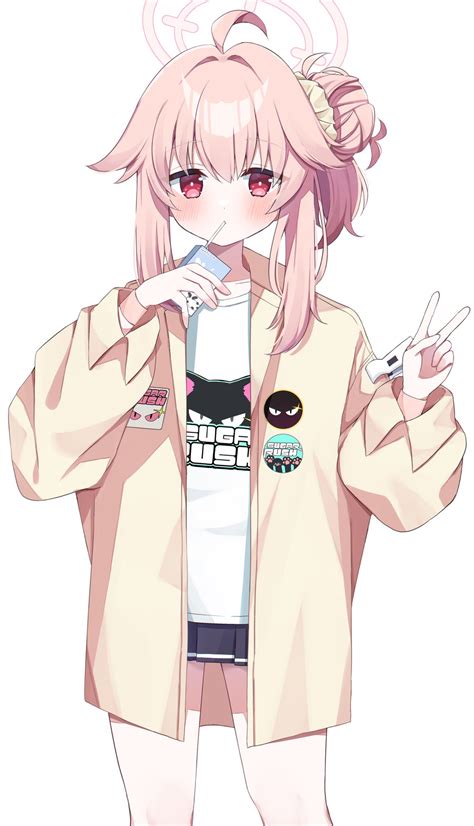 Natsu And Natsu Blue Archive Drawn By Murase48 Danbooru