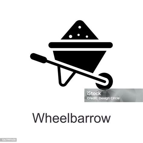 수레 벡터 솔리드 아이콘 디자인 일러스트레이션 화이트 백그라운드 Eps 10 파일에 주택 개선 기호 금속에 대한 스톡 벡터 아트 및 기타 이미지 Istock