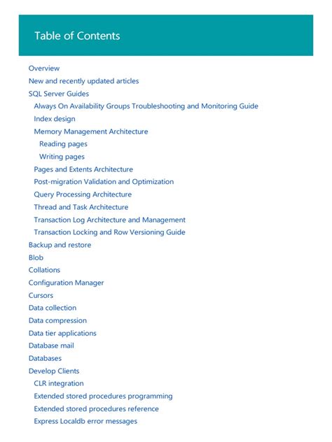 relational databases pdf database index microsoft sql server