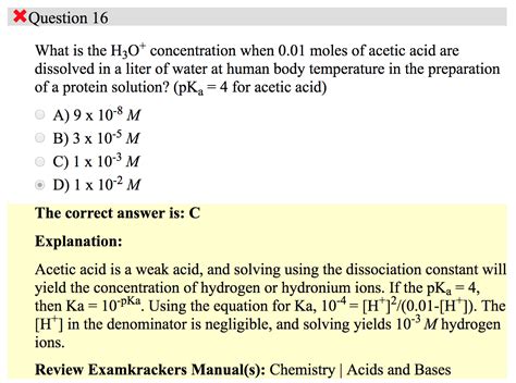 Dissociation Of Acetic Acid In Water Equation Tessshebaylo
