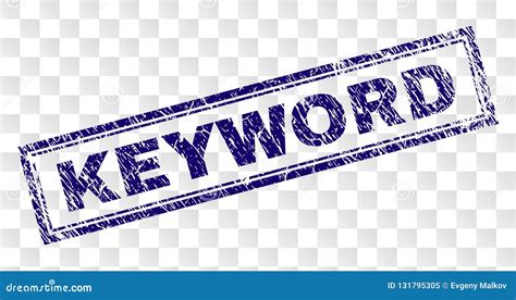 Grunge Keyword Rectangle Stamp Stock Vector Illustration Of Corrosion Watermark 131795305