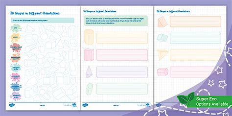 👉 3d shapes in different orientations ages 7 8