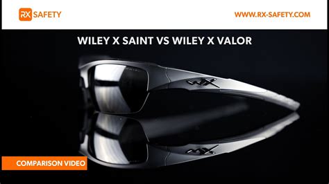 Wiley X Saint Vs Wiley X Valor Rx Safety Youtube