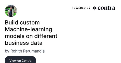 Build Custom Machine Learning Models On Different Business Data By