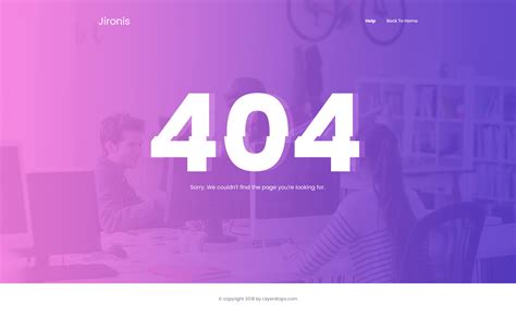 Jironis App Landing One Page PSD Template By Layerdrops ThemeForest