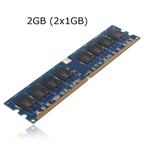 2gb 2x1gb Ddr2 Ram 667mhz Pc2 5300 5300u Memory Ram 240 Pin Non Ecc 18 V Cl5 Desktop Pc Dimm