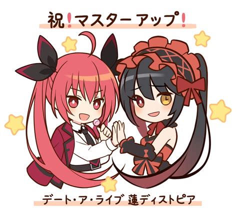 Tokisaki Kurumi And Itsuka Kotori Date A Live Danbooru