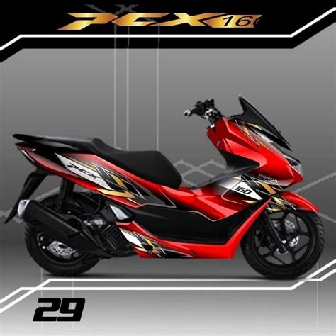 Jual Stiker Sticker Decal Yamaha PCX NEW FULL BODY Shopee Indonesia