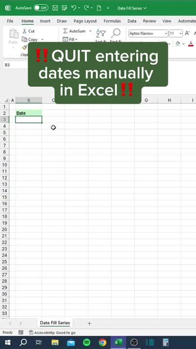 yanga manyakanyaka on linkedin excel tip master date fill series with