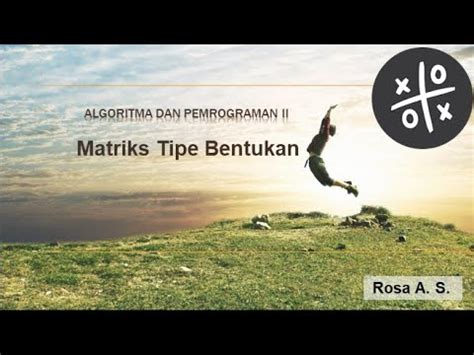Algoritma Dan Pemrograman II Matriks Tipe Bentukan YouTube