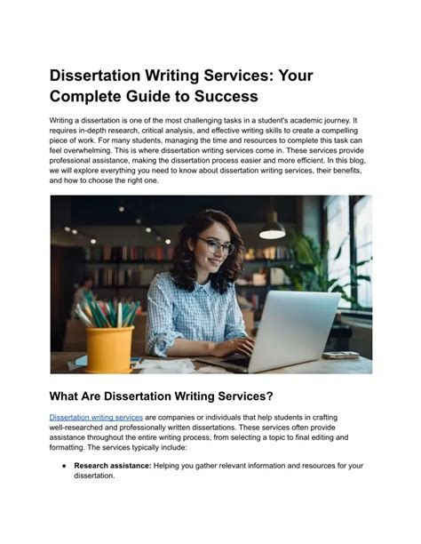 Ppt Dissertation Writing Services Your Complete Guide To Success
