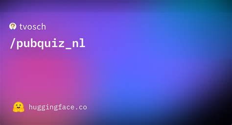 Tvosch Pubquiz Nl Datasets At Hugging Face
